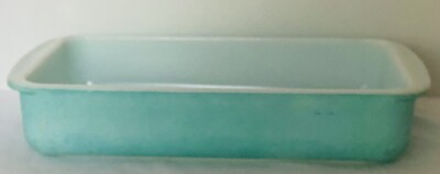 Vintage 1950s Pyrex 231 Turquoise Robin's Egg Blue Baking Dish 2 Qt. 10 ...