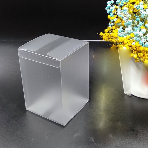 25X Semi-Sheer Frosted PVC Boxes Favour Toy Display Packaging Gift ...