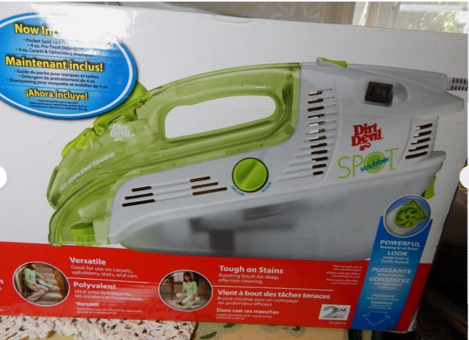 Dirt Devil Spot Scrubber New in Box Hand Held Carpet Cleaner | eBay