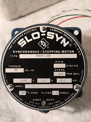Superior Electric,SS50-1008,SLO-SYN Synchronous Stepping Motor | eBay