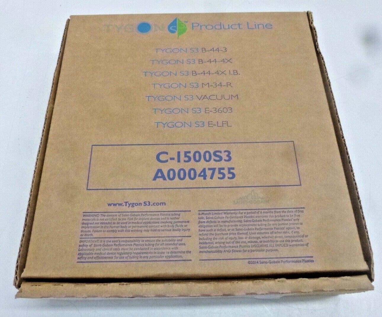 Tygon ACF00006 Tubing Clear 1/8 In. Inside Dia 50 Ft. for sale online ...