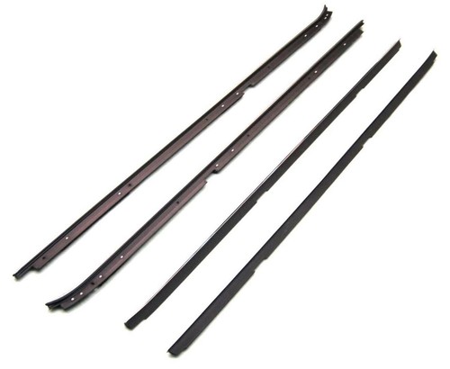 NEW 4-pc Inner & Outer Belt Line Kit w/Chrome Window Sweep Beltline ...