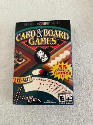 EGAMES Card + Board 55 Complete Games 2 CD Set PC - USED!!! | eBay