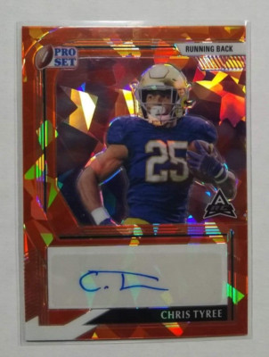 2022 Pro Set Chris Tyree Auto #ed 3/4 | eBay