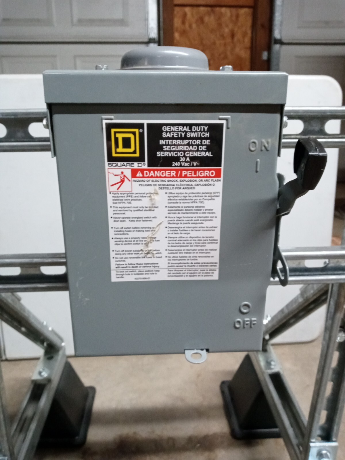 Custom Made RTU/AC Disconnect, Free-floating Stand With Square D ...