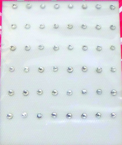 2 PACK 96 Hair Diamonds Jewels Floating Crystals Iron On Gems Wedding ...