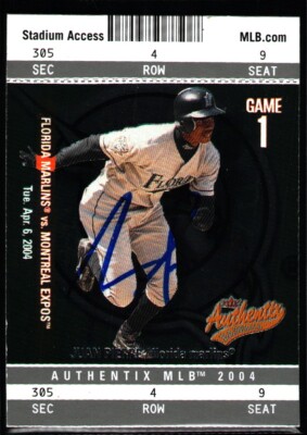 2004 Fleer Authentix Baseball Card #81 Juan Pierre Autograph Auto | eBay