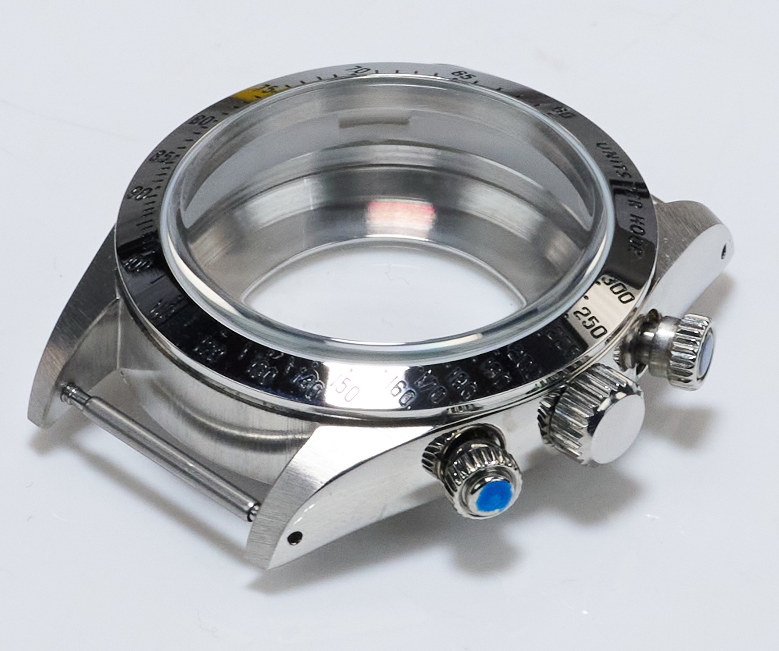 Mod Build Chronograph Watch Case Solid Stainless Steel Watch ETA Units ...