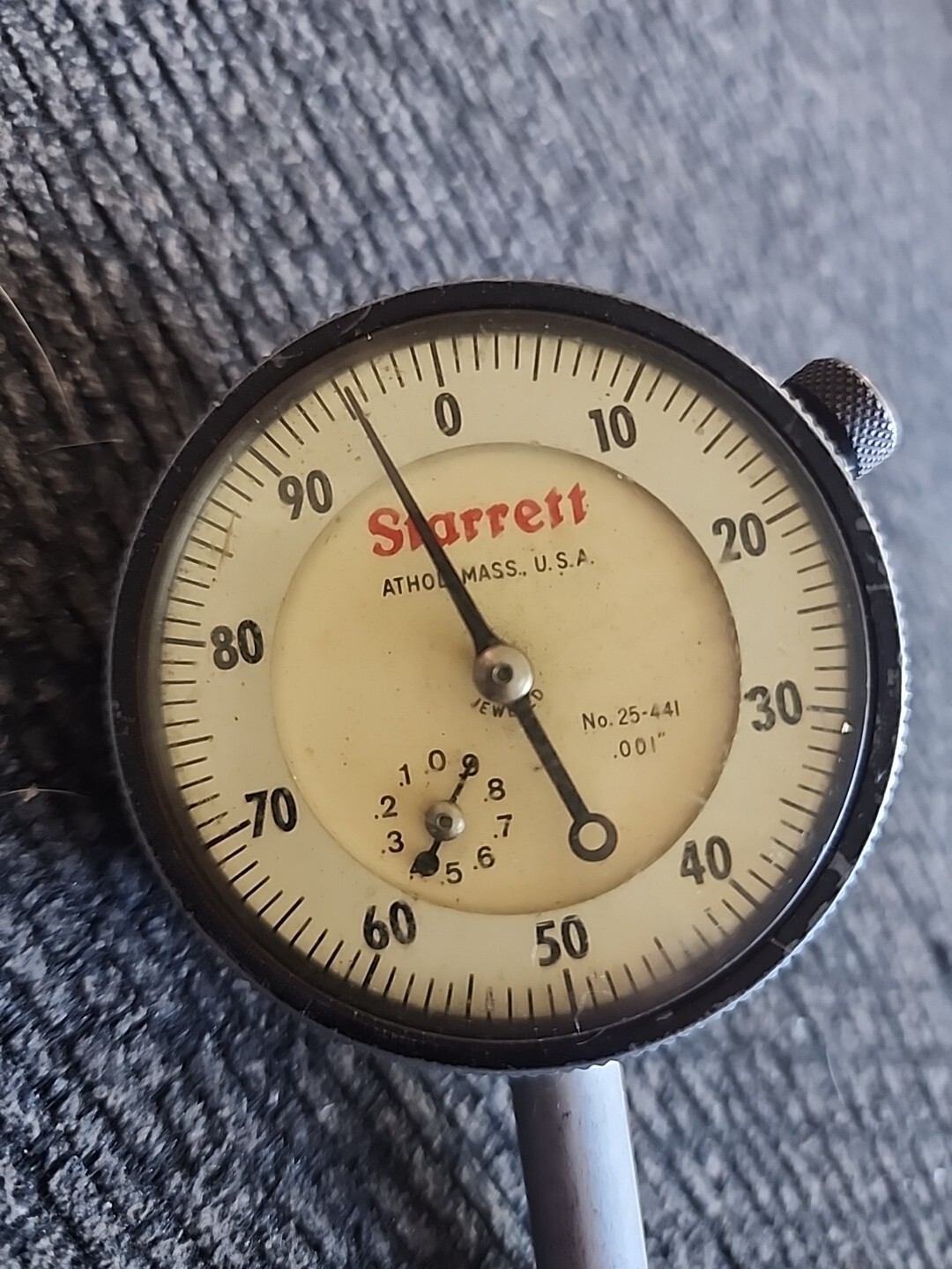 STARRETT DIAL INDICATOR #25-441 The LS Starrett Company Athol ...