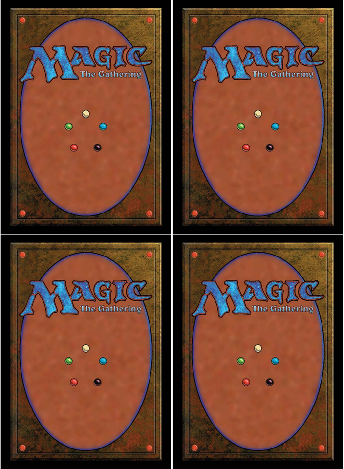 4x MTG 2013 FEARSOME TEMPER - ENCHANTMENT AURA - MAGIC CARD x4 copies ...