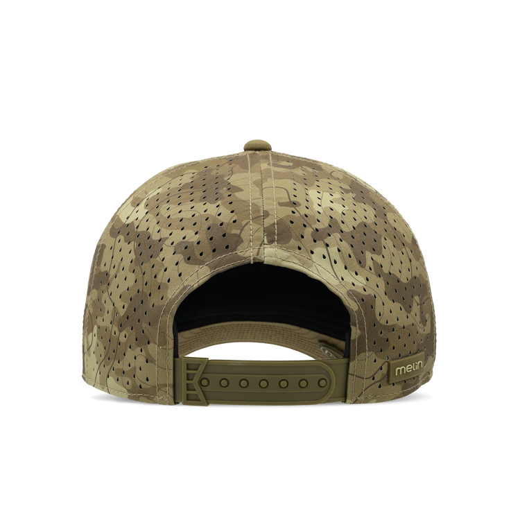 Melin x Mark Healey Snapback Hat Compass Strike Mission Hydro Olive ...