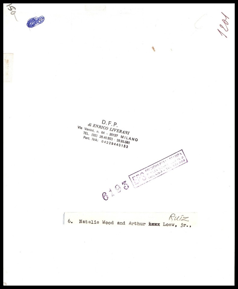 Natalie Wood + Arthur M. Loew Jr (1960s) ⭐ Original Vintage Photo K 210 ...