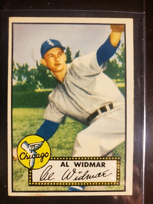 1952 Topps - White Back #133 Al Widmar EX Condition | eBay