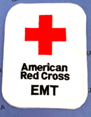 AMERICAN RED CROSS EMERGENCY MEDICAL TECHNICIAN (EMT) PATCH (FD6) | eBay
