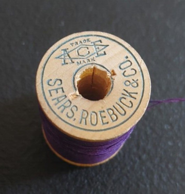 SEARS, ROEBUCK & CO. / ACE MERCERIZED 100YDS, COLOR 50. THREAD SPOOL | eBay