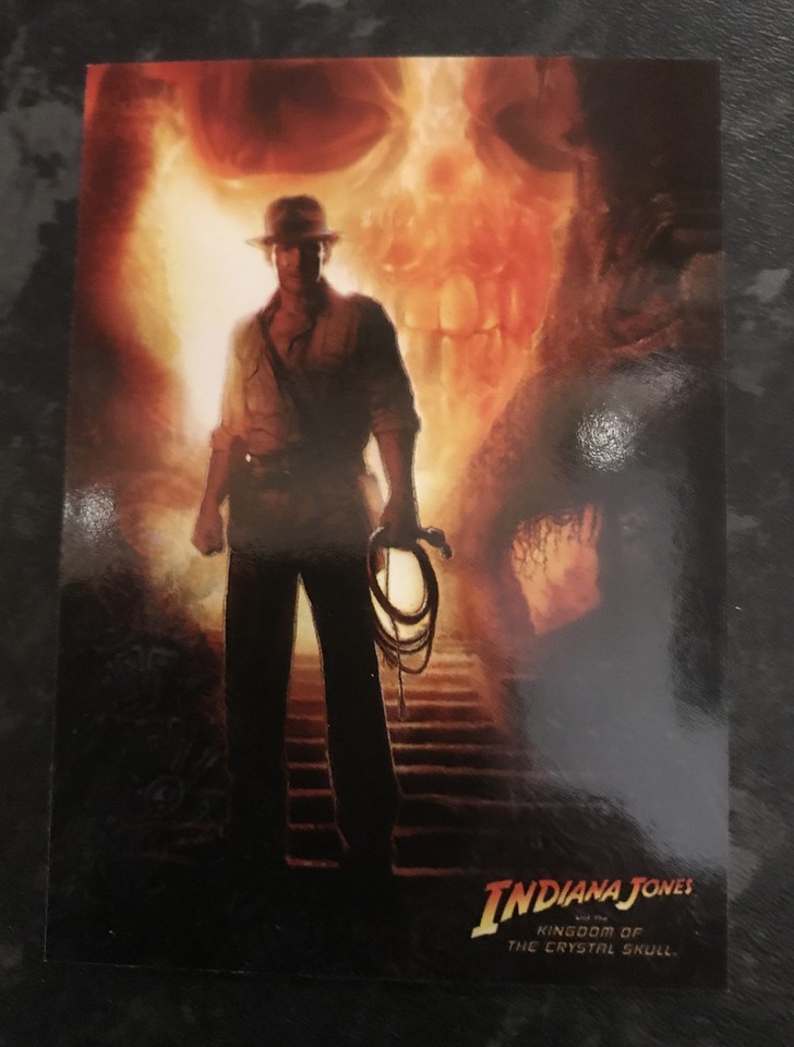 Indiana Jones & the KOTCS 100+ Random Trading Cards & Empty Box ...