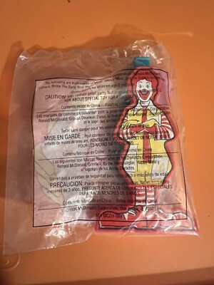 Vtg Ronald McDonald whistle toy flute 6.5 inches expandable in original ...