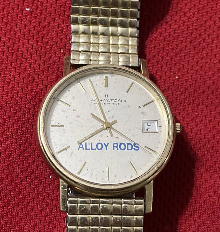 Vintage Men Watch Hamilton Masterpiece 10K Gold Filled 1966 Arc Works ...