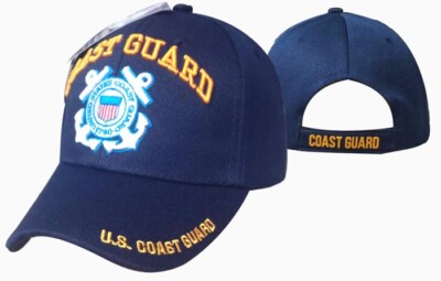 BLUE US Coast Guard Shield & Anchor Logo Adjustable Baseball Hat Cap | eBay