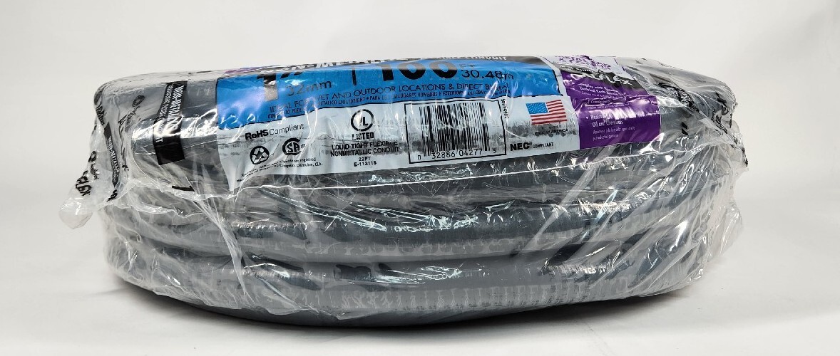 Southwire 55094401 Liquidtite 1 X 100 Flexible Non-metallic Conduit for ...
