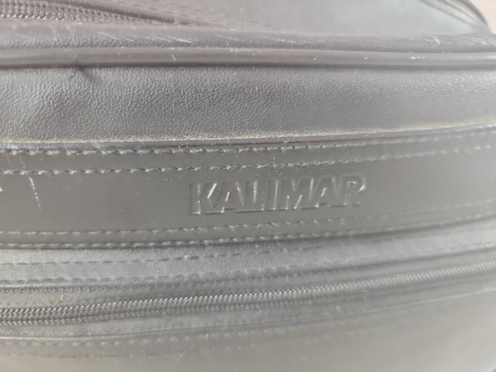 Vintage Kalimar Black Leather Camera Travel Case 3 Pocket | eBay