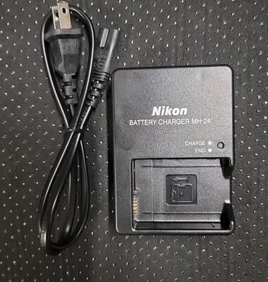 Nikon MH-24 Camera Battery Charger w/ Power Cable | eBay