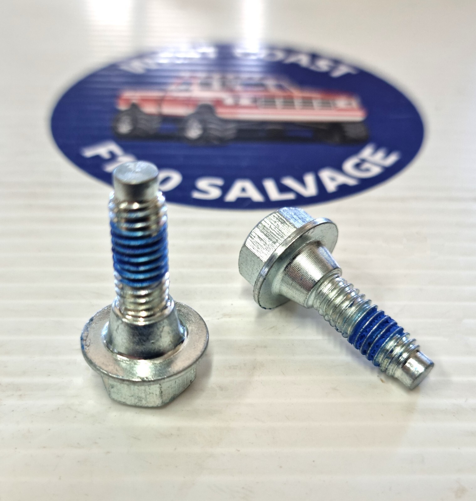 FORD F100 FRONT BRAKE CALIPER WEDGE SLIDE BOLTS X 2 F250 F350 BRONCO 74 ...