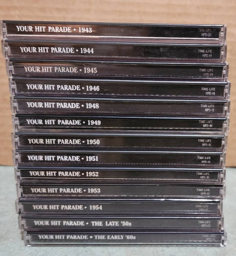 13 Time Life Your Hit Parade 1943 - 1954 Early 60s CDs | eBay