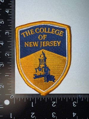 The College of New Jersey NJ Shoulder Patch Obsolete Collectible | eBay