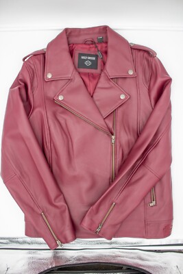 Women's Full-Speed Leather Jacket Harley-Davidson 97016-23VW Sz L | eBay