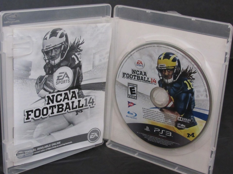 NCAA Football 14 (PlayStation 3, 2013) WORKS read description ...