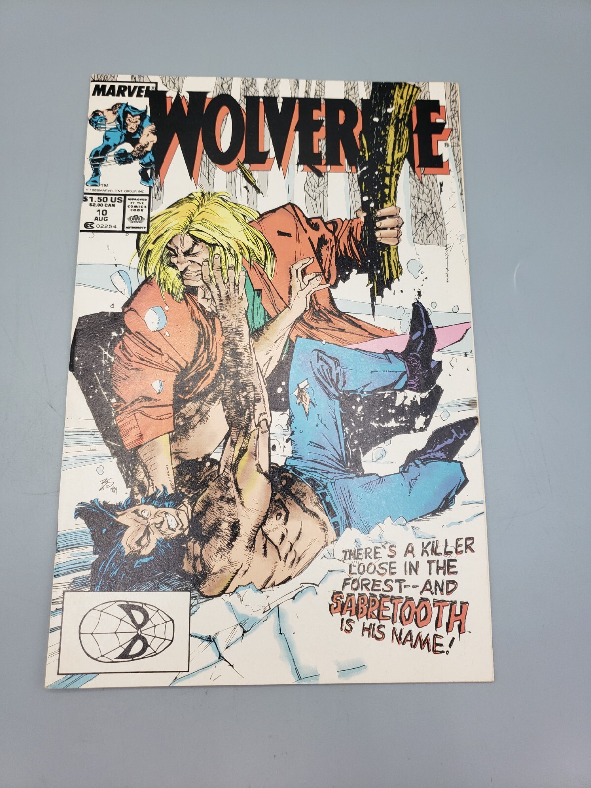 Wolverine Vol 2 #10 Aug 1989 24 Hours First Appearance Silver Fox Marvel Comic | eBay