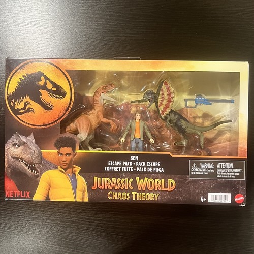 Jurassic World Chaos Theory Escape Pack Ben, Atrociraptor, And ...