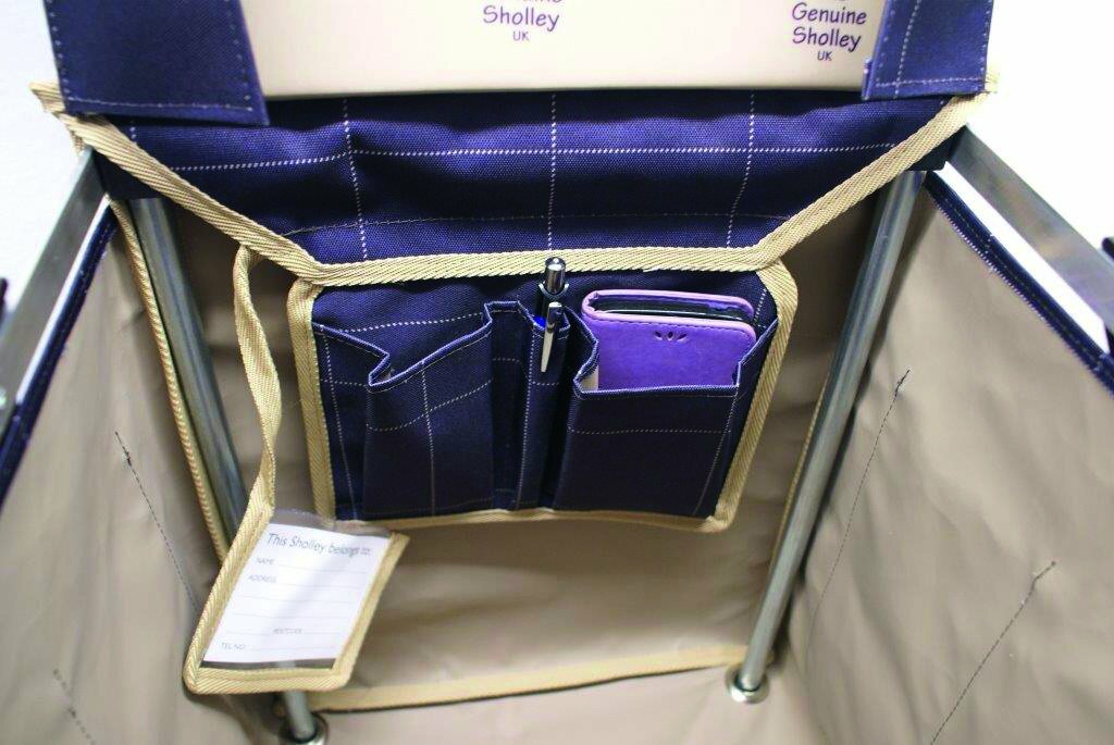 Sholley Deluxe Set - 4/6 Wheels, Two Tier Shopping Trolley, Cool Bag ...