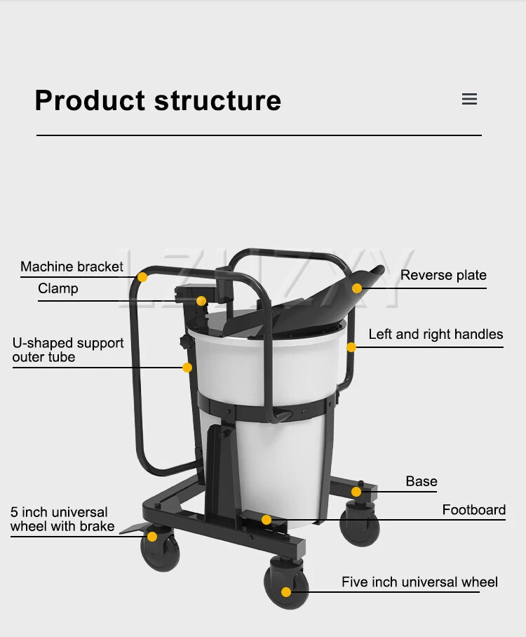 Self-leveling Mortar Concrete Mixer Mobile Small Mixing Plant Self-fall ...