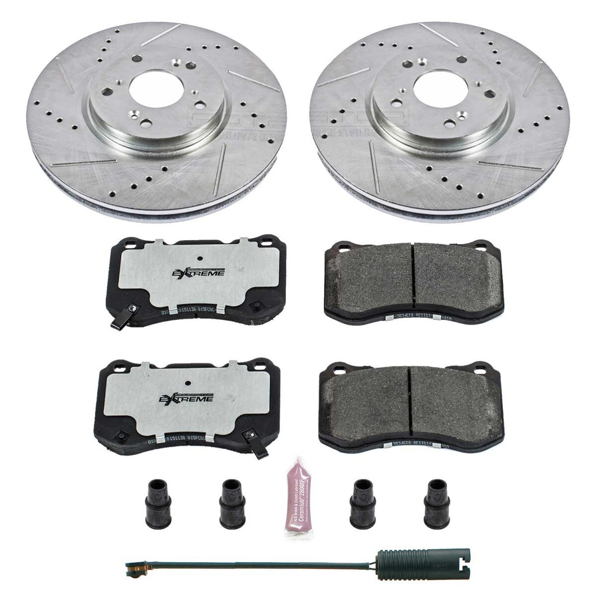 K3030-26 Powerstop Brake Disc and Pad Kits 2-Wheel Set Rear for E36 Z ...