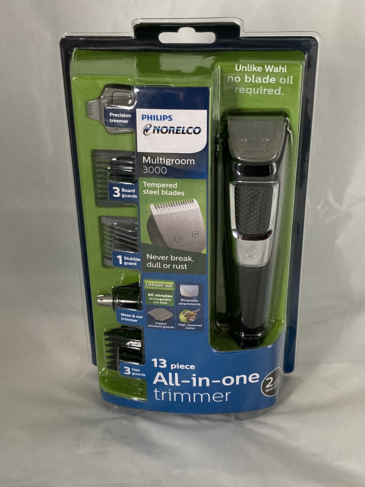 Philips Norelco Multigroom 3000 Multipurpose Trimmer for Men for sale ...