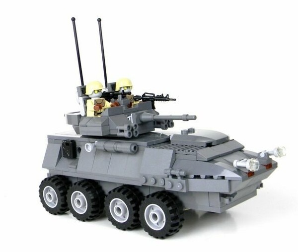 Custom Marine LAV 25 Military Armored Vehicle Made With Real LEGO ...
