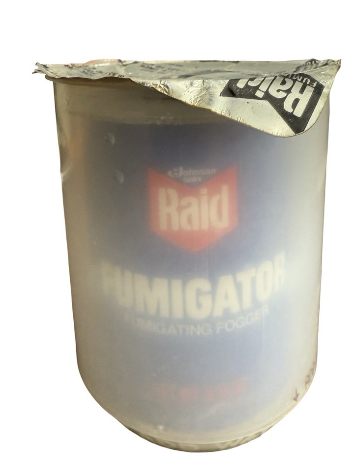 VTG 1985 Raid Fumigator Fogger Roaches Fleas New Old Stock Movie Prop ...