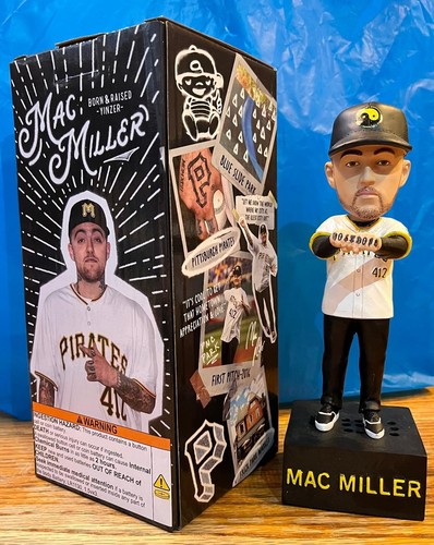 Limited Edition Mac Miller Pittsburgh Pirates Bobblehead - game day ...