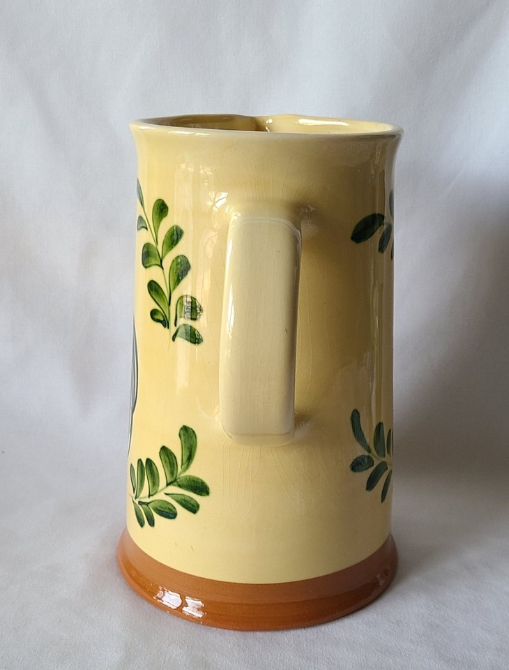 Pizzato Italy Faience Hand Painted Pitcher Rooster Decor | eBay