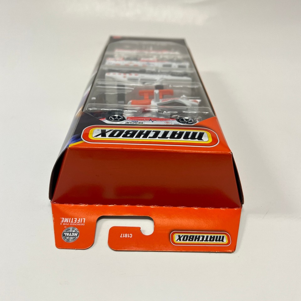 2025 Matchbox Rescue V 5 Pack M5, Capri, Helicopter, Fire Truck and ...