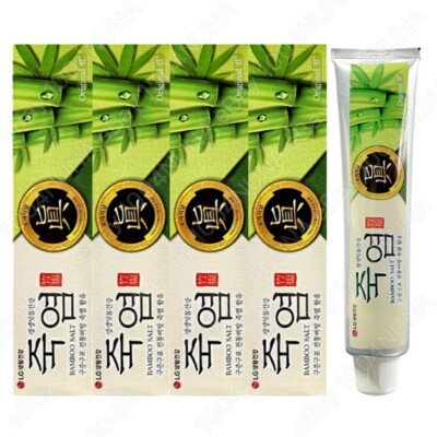 LG Bamboo Salt Original Jin Toothpaste 160g x5 Korean Fluoride Teeth ...