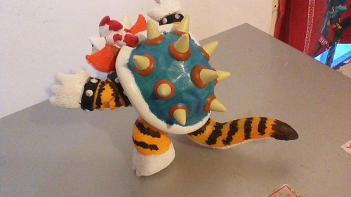 Custom Meowser/Cat Bowser Super Mario 3D World action figure; read ...