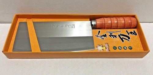 Chinese Cleaver Professional Asian Knife 11.5" x 3.5" with Wood handle ...