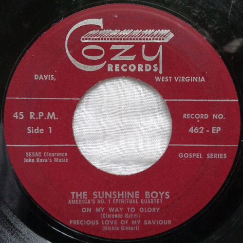 Cozy Record Sunshine Boys To Glory/My Saviour/Hear Name/Telegram Heaven ...