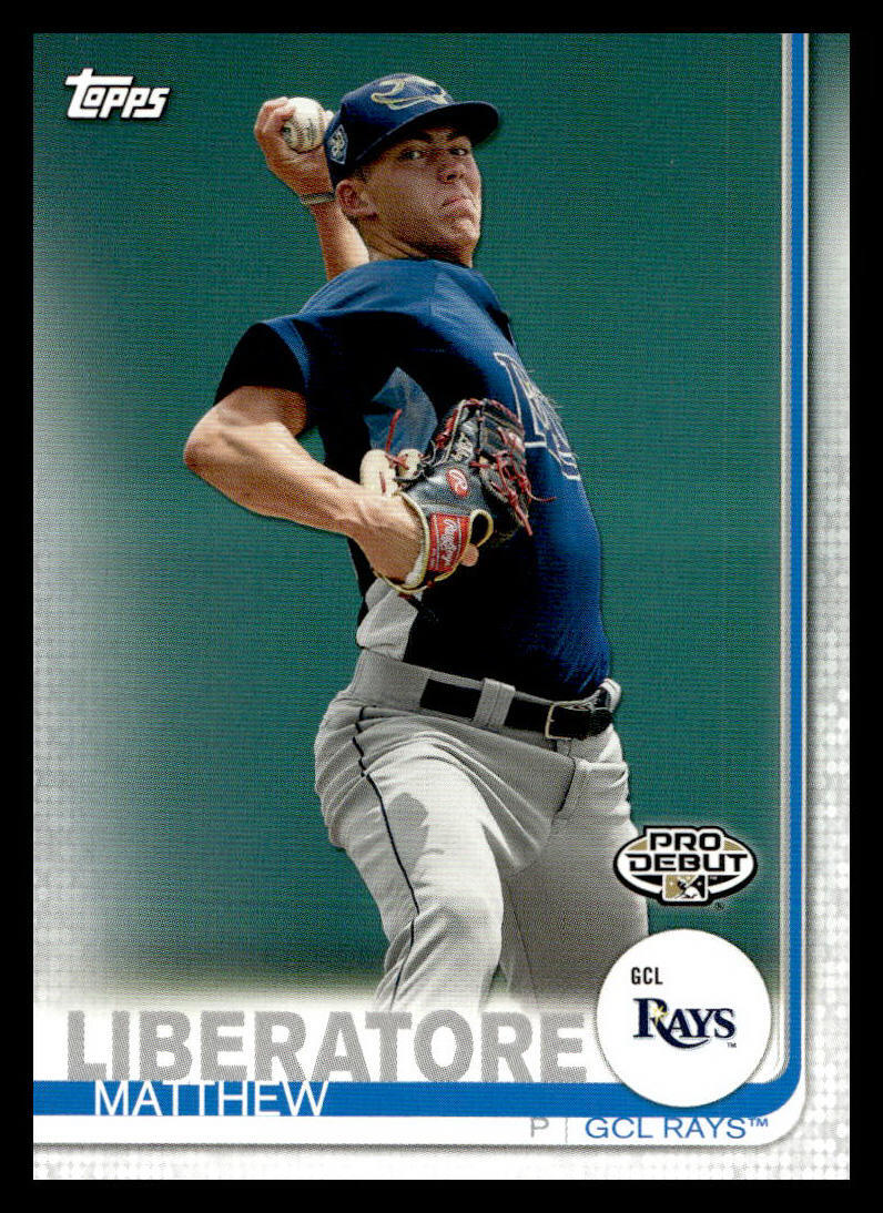 2019 Topps Pro Debut Matthew Liberatore 145 GCL Rays | eBay