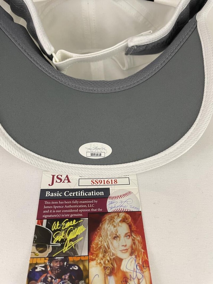 Stefanos Tsitsipas Signed Autograph Tennis Baseball Cap Hat w/ JSA COA ...