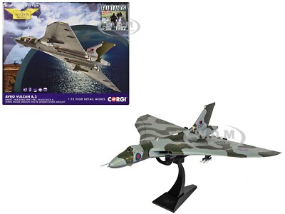 AVRO VULCAN B2 AIRCRAFT "BLACK BUCK 6" RAF 1/72 DIECAST MODEL BY CORGI ...