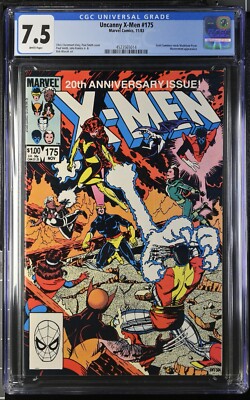 Uncanny X-Men #175 CGC 7.5 Scott Summers weds Madelyne Pryor ...